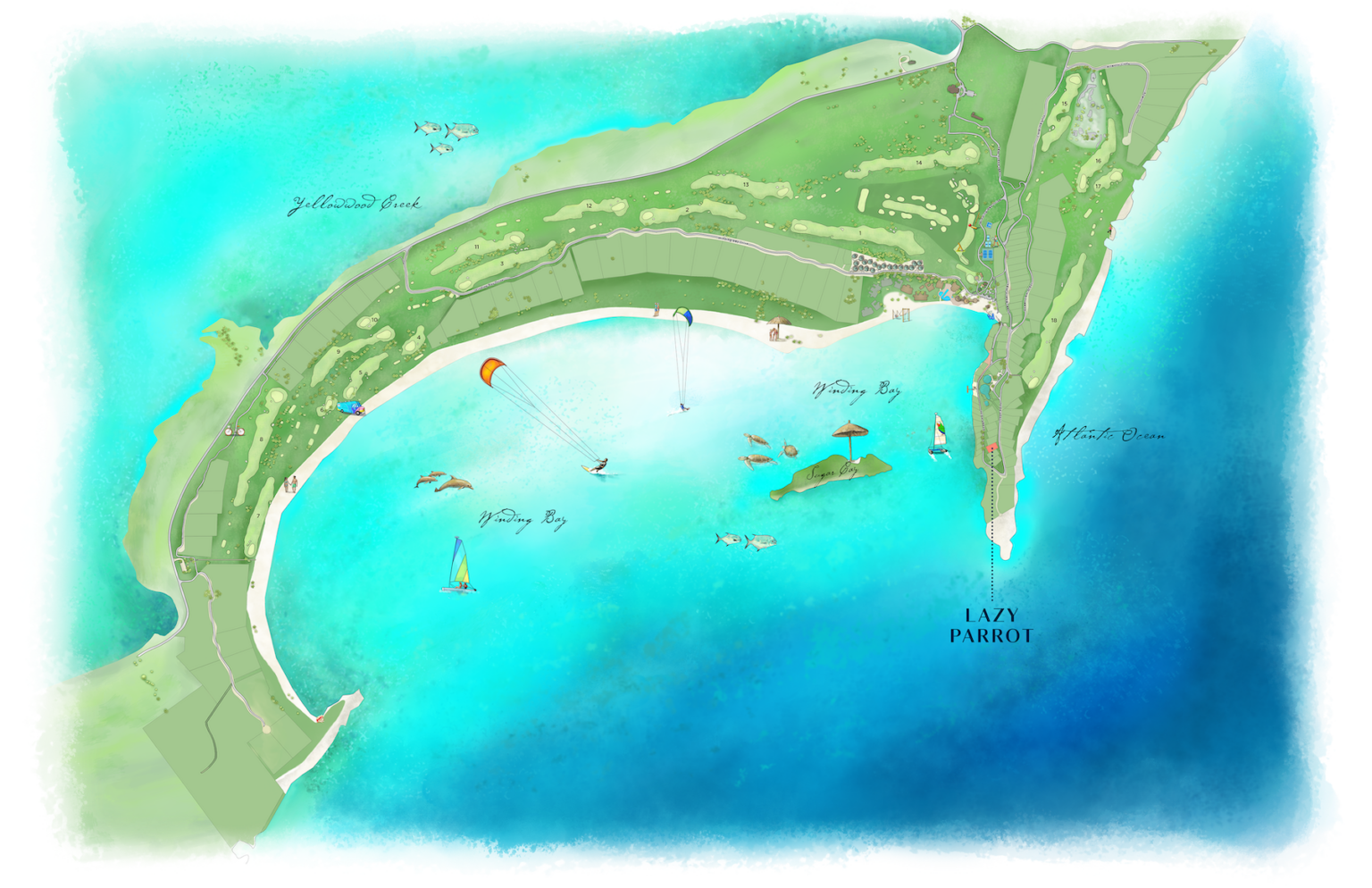 Bahamas House Rentals - The Lazy Parrot | The Abaco Club